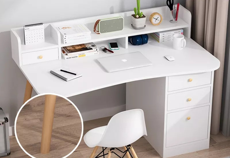 Meja Belajar Kayu Minimalis - Inverio Furniture